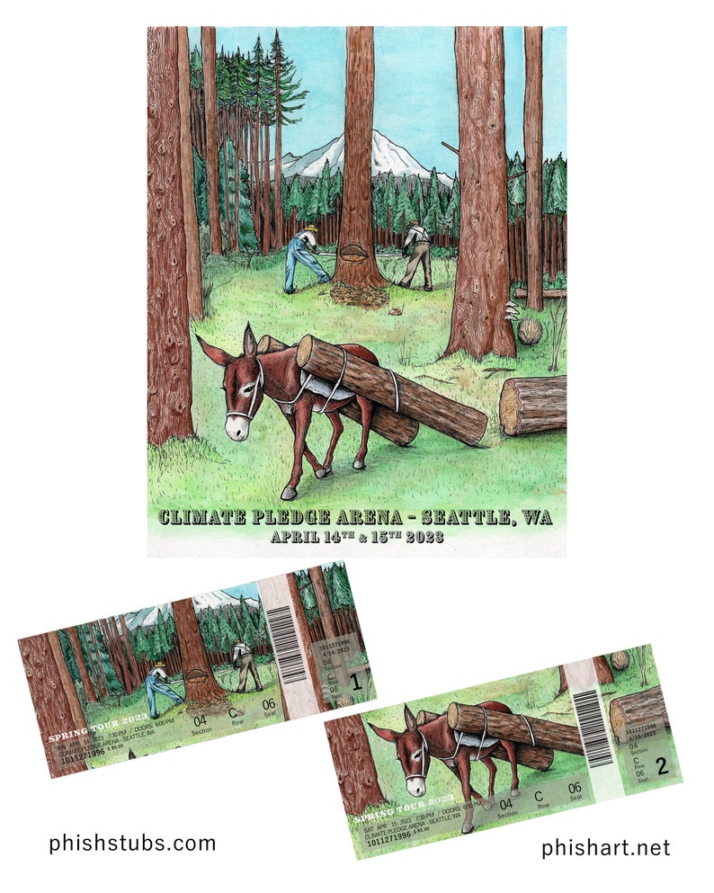 Phish Seattle 2023 Phan Art Print Phish Poster Phish Art - Etsy