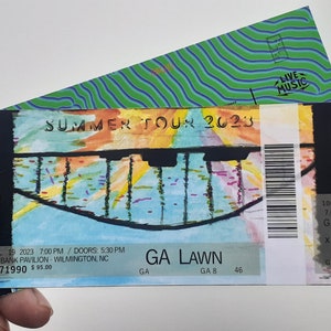 Phish Wilmington 2023 Ticket Stub Phan Art Phish Print Phish Poster - Etsy