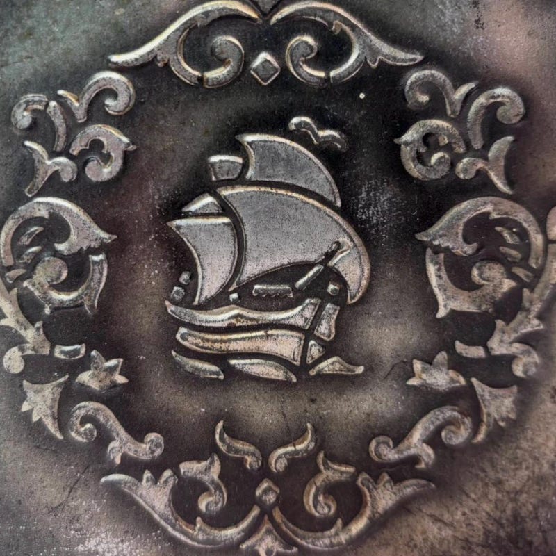 Vintage Ship Trinket Box - Etsy