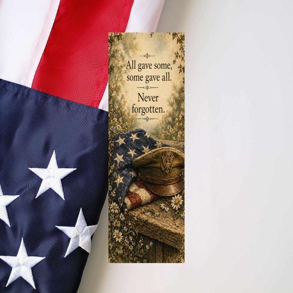 Memorial Day Patriotic Printable Bookmarks Set of 4 Instant Download - Etsy