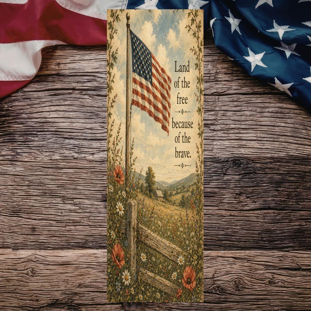 Memorial Day Patriotic Printable Bookmarks Set of 4 Instant Download - Etsy