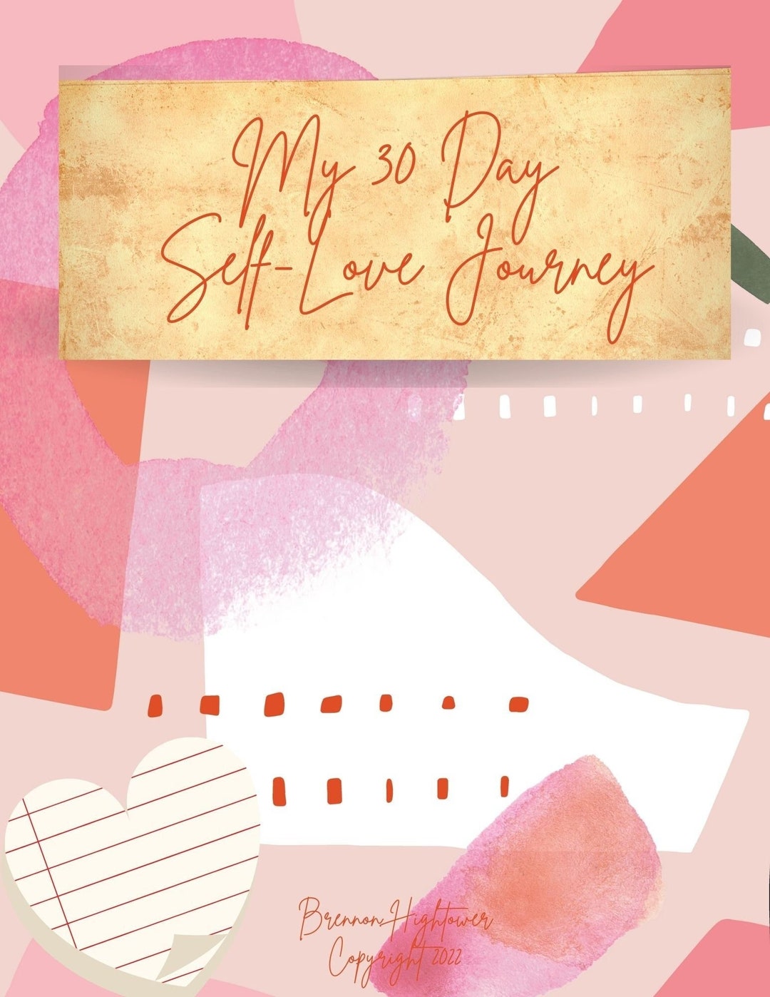 My 30 Day Self-love Journey Workbook Printable - Etsy