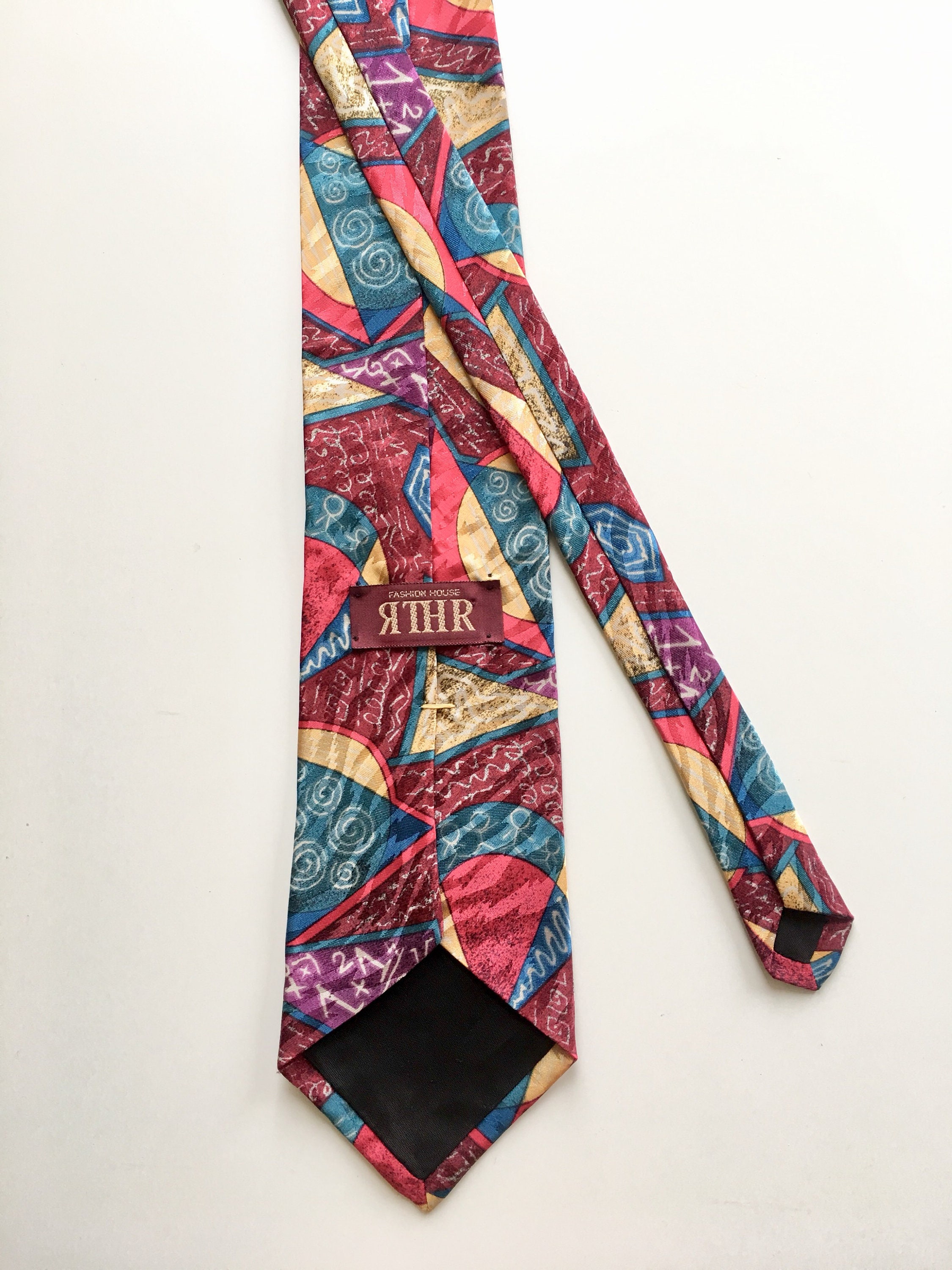 Vintage Math Tie, Mathematics, Physics, Novelty Tie, 1+1, Funny Tie ...