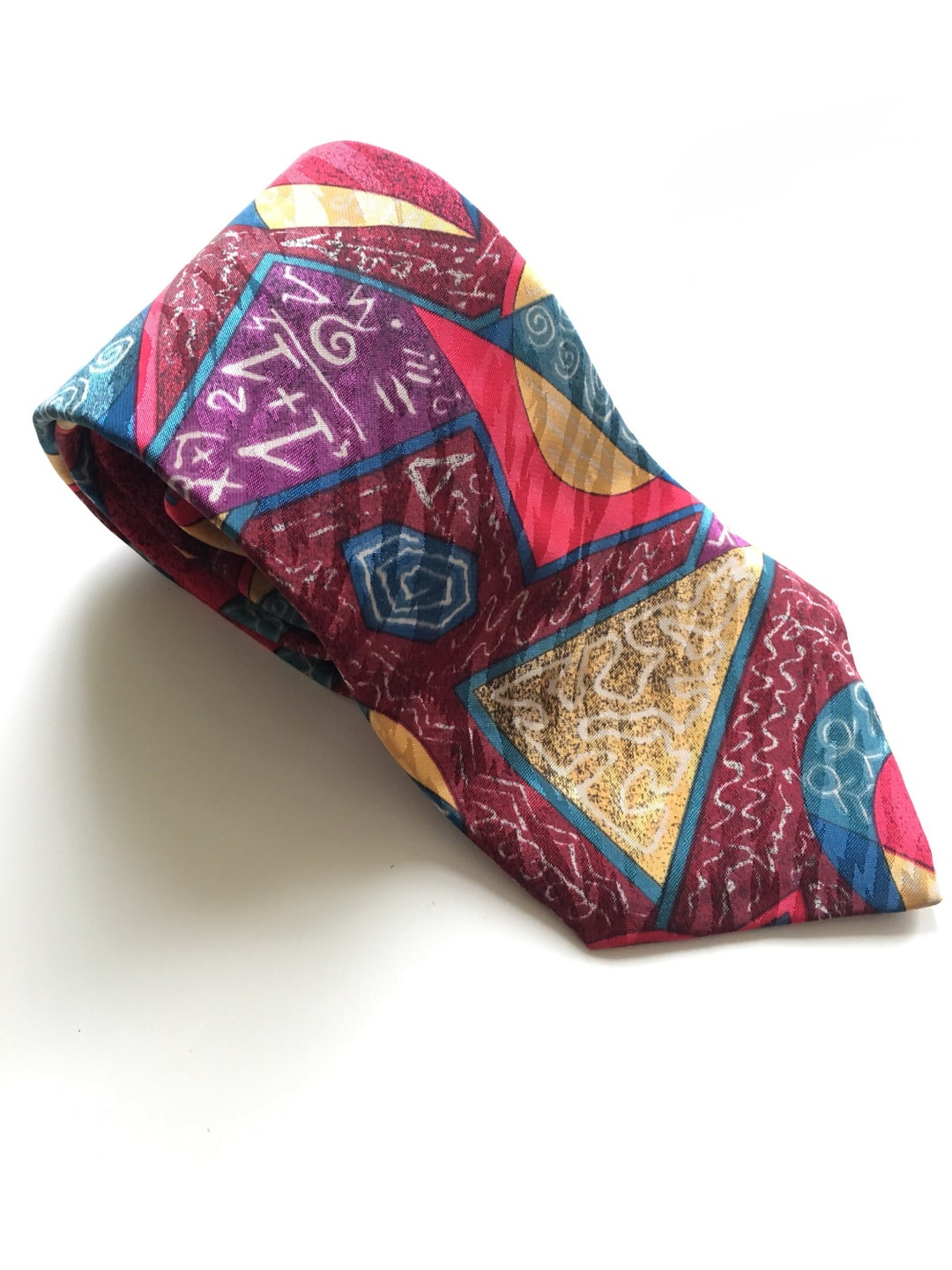 Vintage Math Tie Mathematics Physics Novelty Tie 11 - Etsy