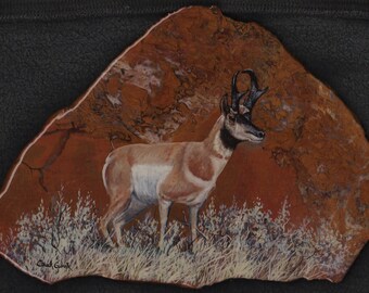 Antelope Painting | Etsy