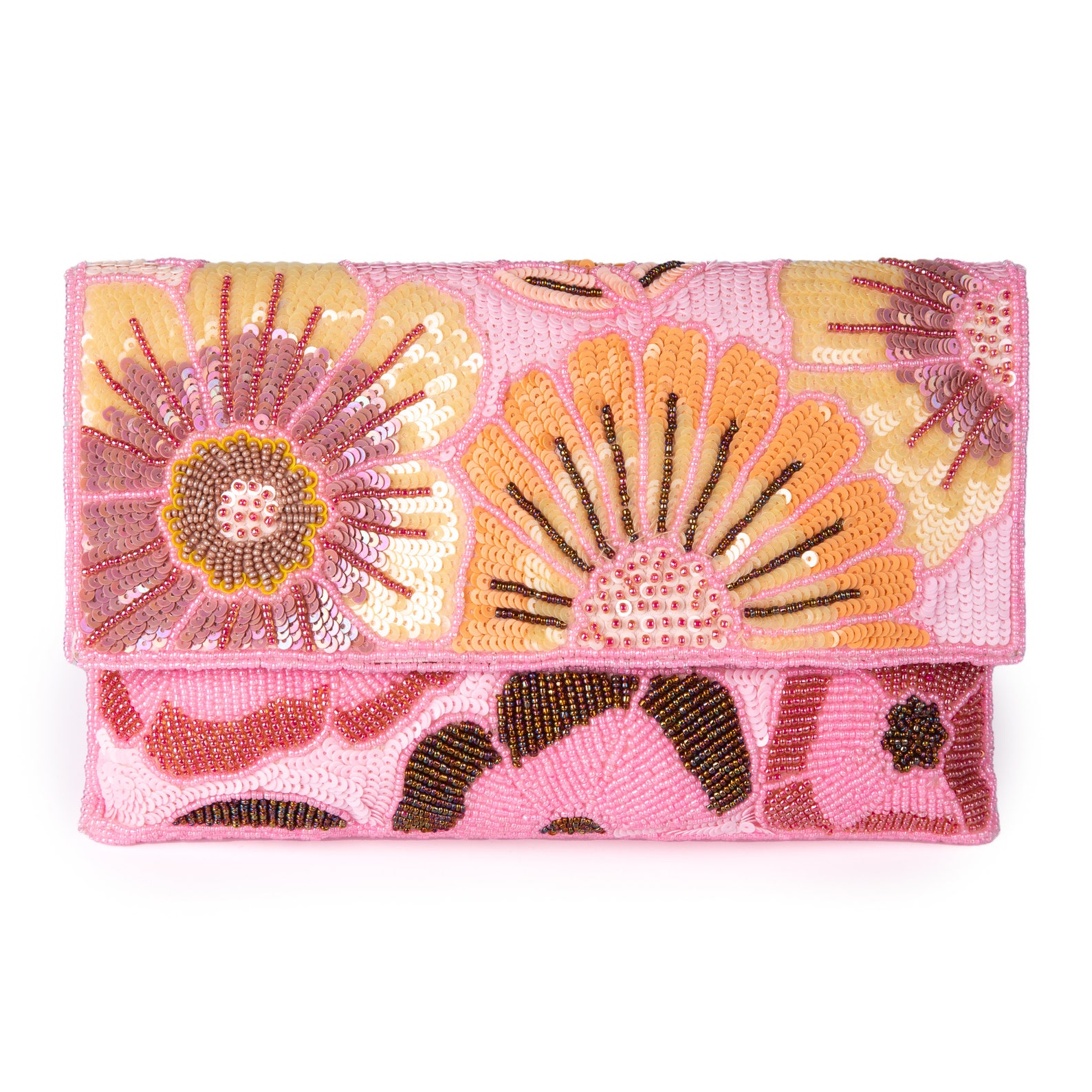 Tanya Pink Beaded Bag - Etsy