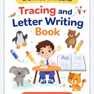 Letter Tracing Worksheets A-Z Printable, Uppercase Lowercase Alphabet ...