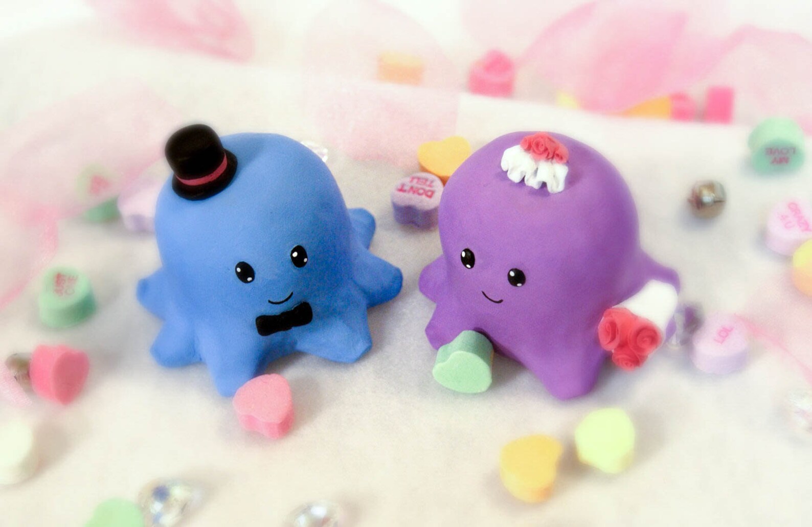 Octopus Wedding Cake Toppers - Etsy