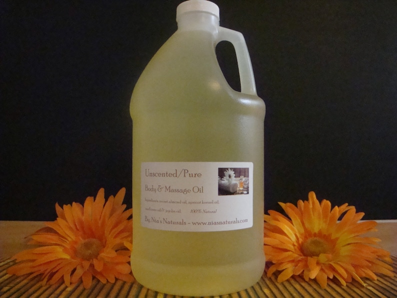 100 Pure Unscented Massage Oil 12 Gallon 64oz Etsy