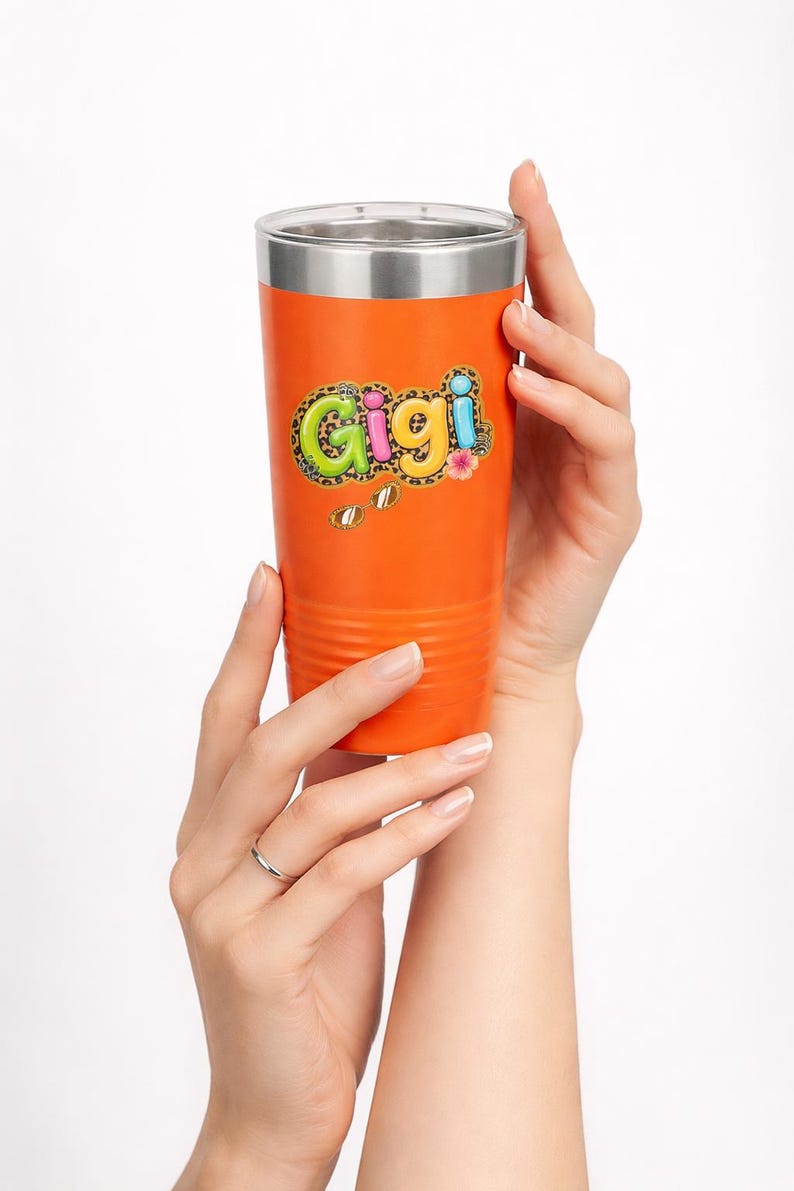 Gigi Colorful Bubble Letter 20oz Insulated Tumbler | Early Release ...