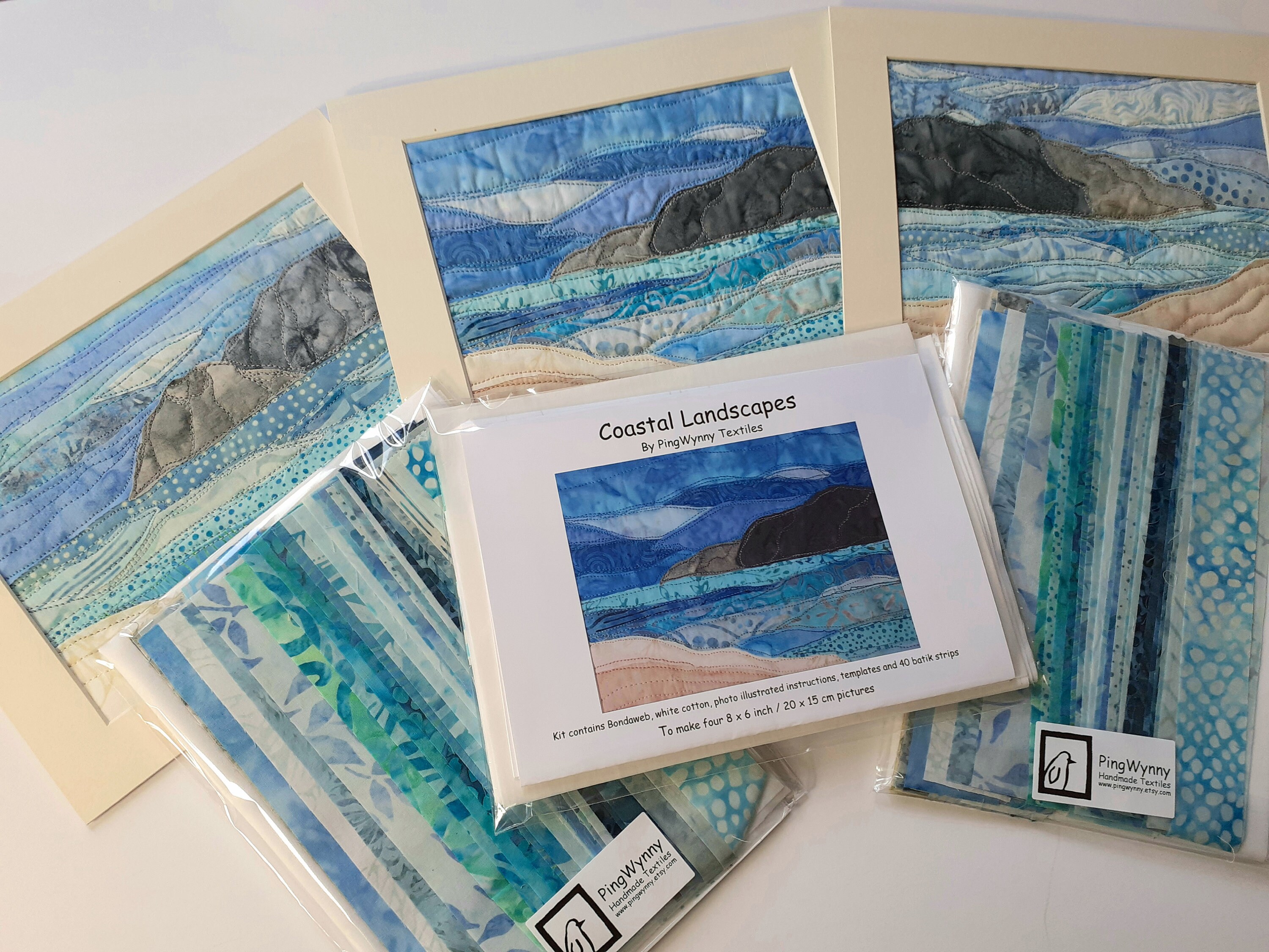 Batik Coastal Landscapes Kit by Pingwynny | Etsy