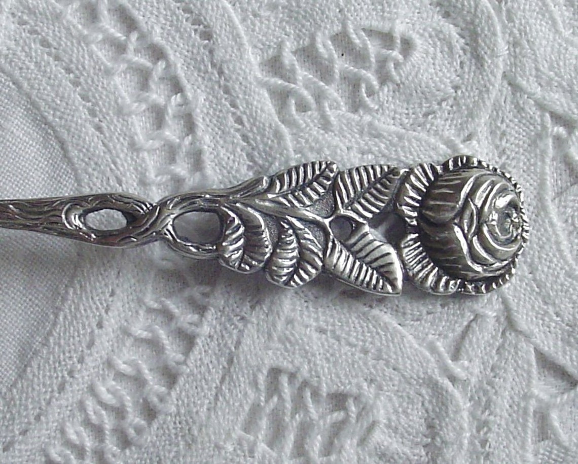 Hildesheimer Rose Pattern Whipped Cream Pudding Spoon ANTIKO 100 ...