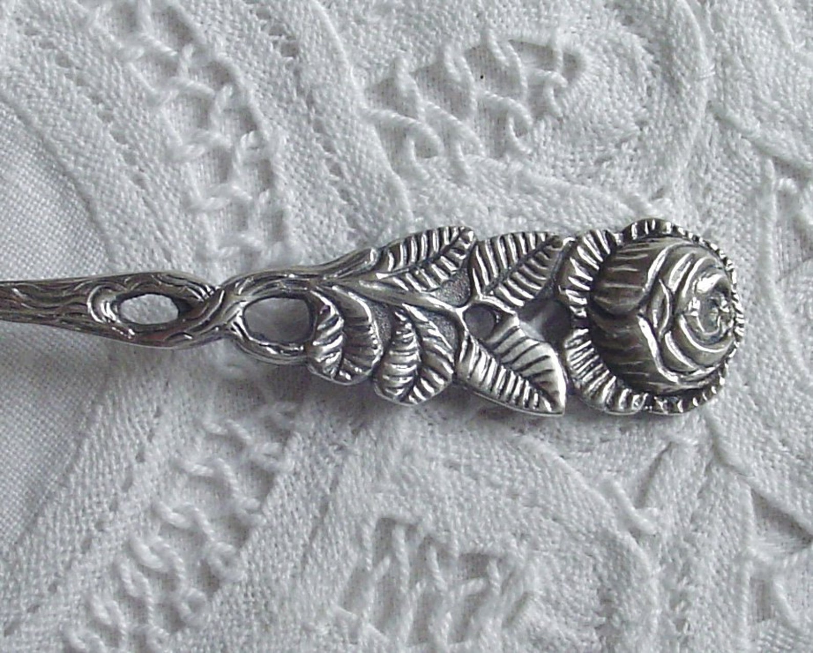 Hildesheimer Rose Pattern Whipped Cream Pudding Spoon ANTIKO 100 ...