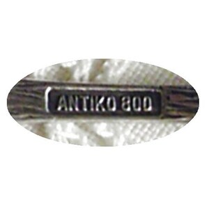 HILDESHEIMER ROSE Pattern Shell-shaped Sugar Spoon 800 Silver ANTIKO ...