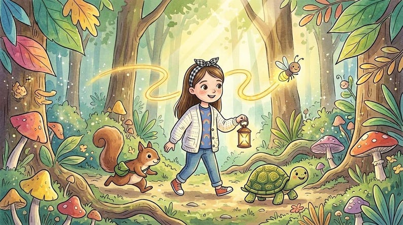 Ellie and the Lantern of Little Wishes Story – Magical Bedtime Tale ...