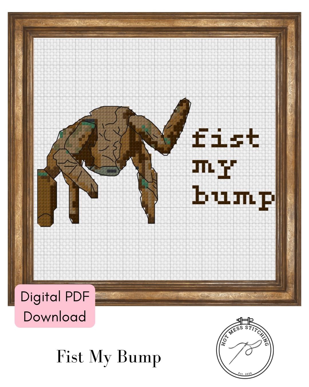 Rocky “fist My Bump” Cross Stitch Pattern (PDF Download) - Etsy