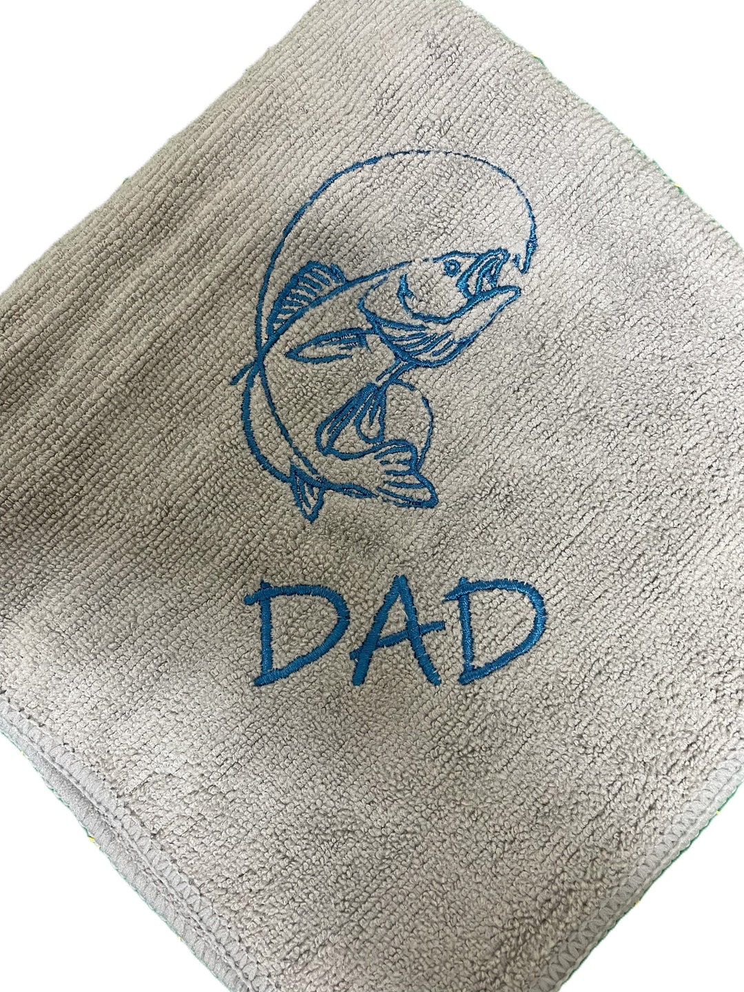 Personalized Walleye Fishing Towel/custom Embroidered Fishing Towel ...