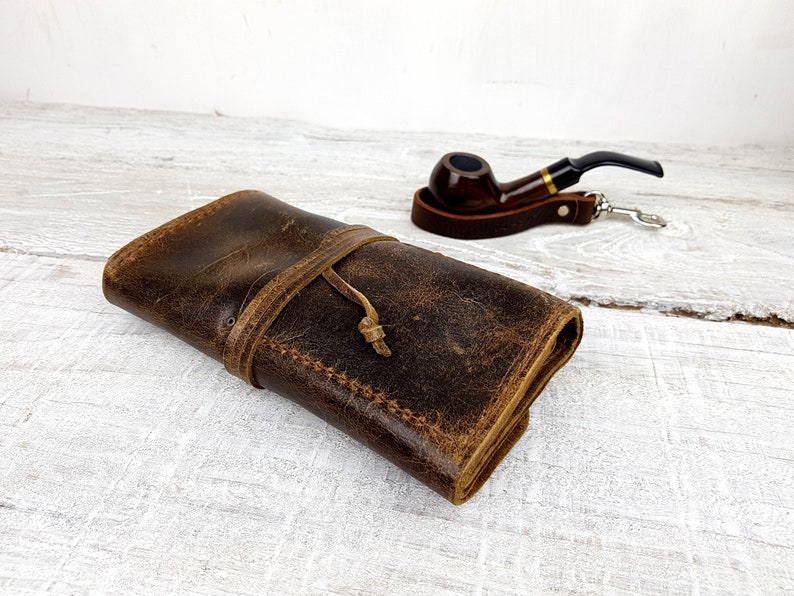 Leather Pipe Pouch Leather Pipe Roll Leather Pipe Case - Etsy