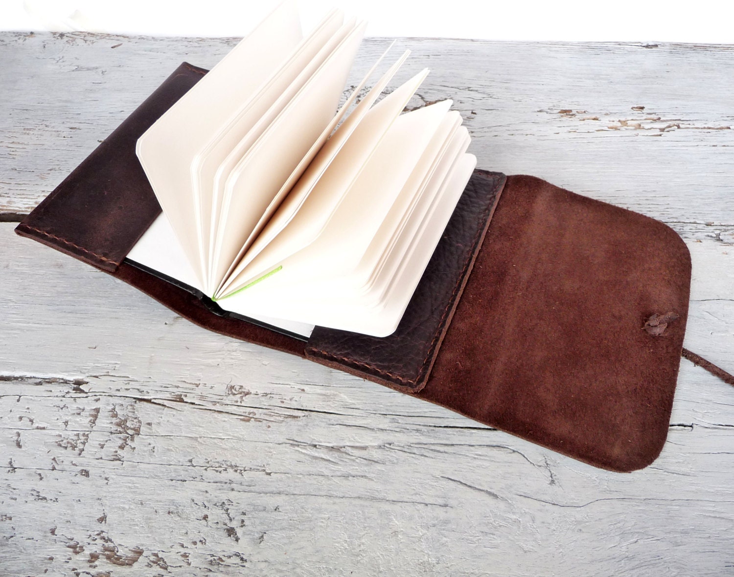 Refillable leather Journal. A6 refillable journal. Leather Book Cover ...