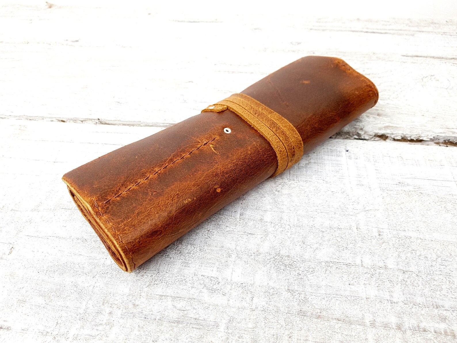 Leather Roll Leather Pencil Roll Artists Roll Leather | Etsy