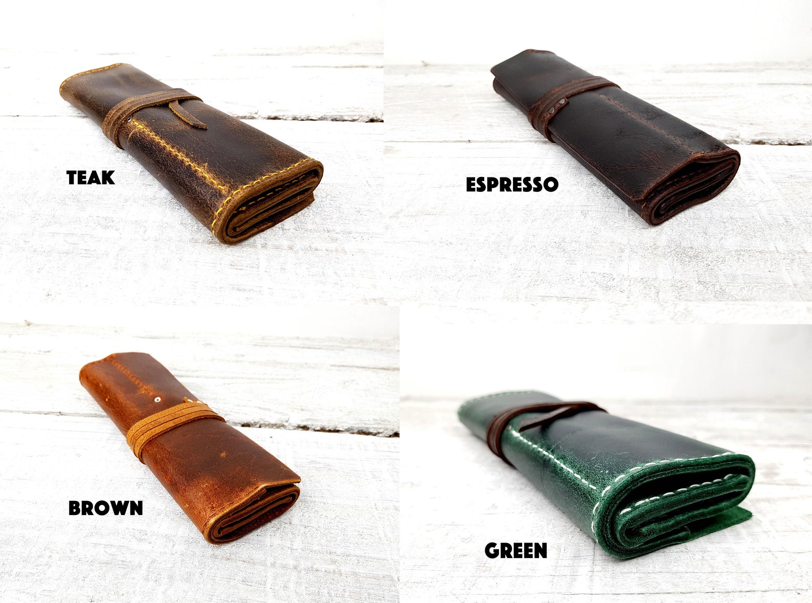 Leather Roll Leather Pencil Roll Artists Roll Leather | Etsy