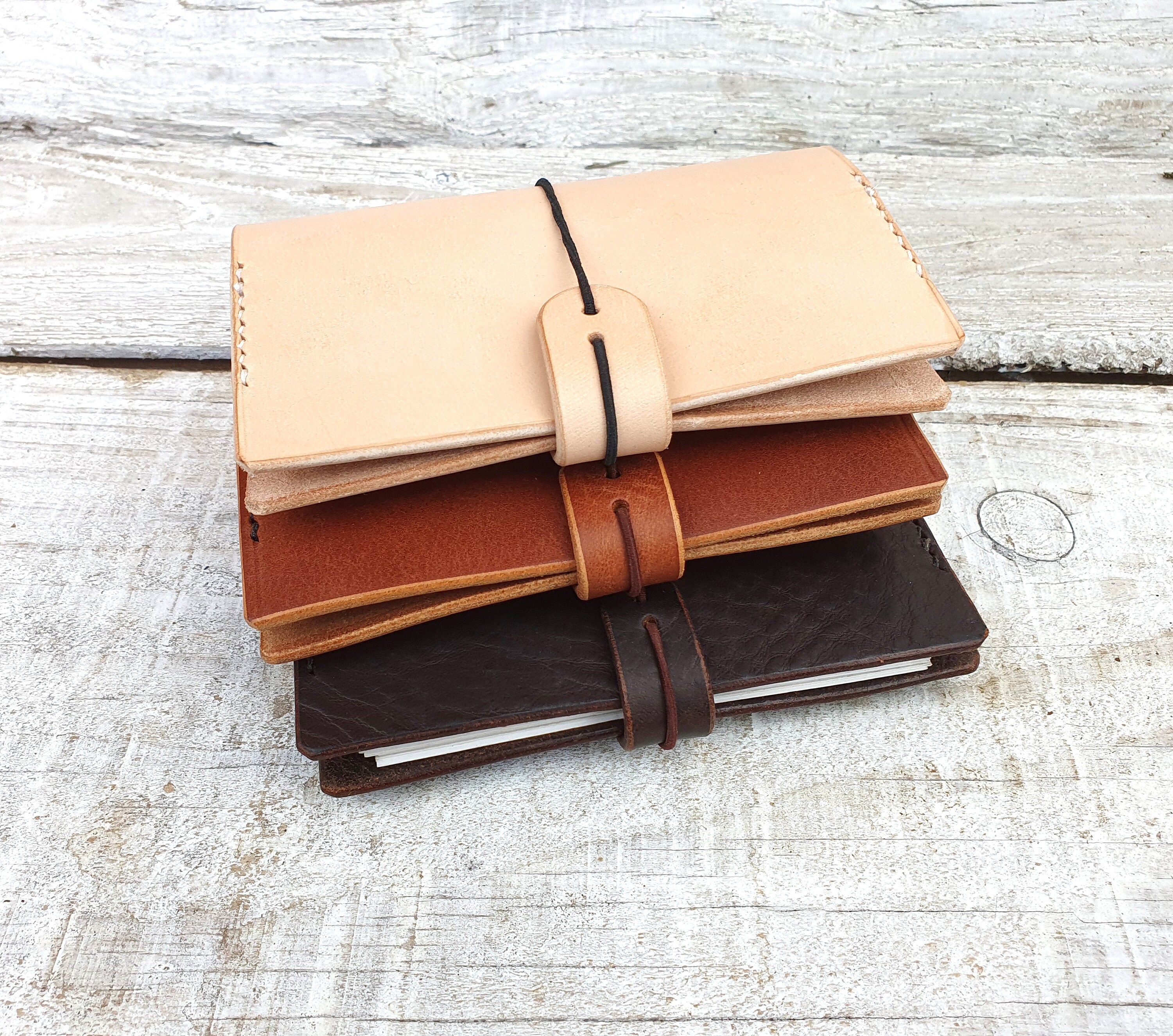 Leather Index Card Holder Index Card Wallet 3x5 A6 Free Etsy