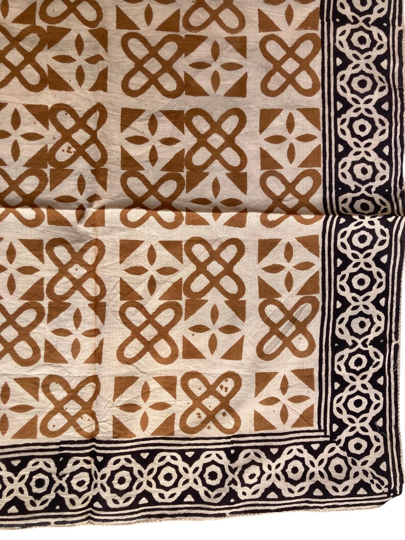 Hand Block Print Bandana Jaipur India | Natural Dye Cotton Scarf | Boho ...