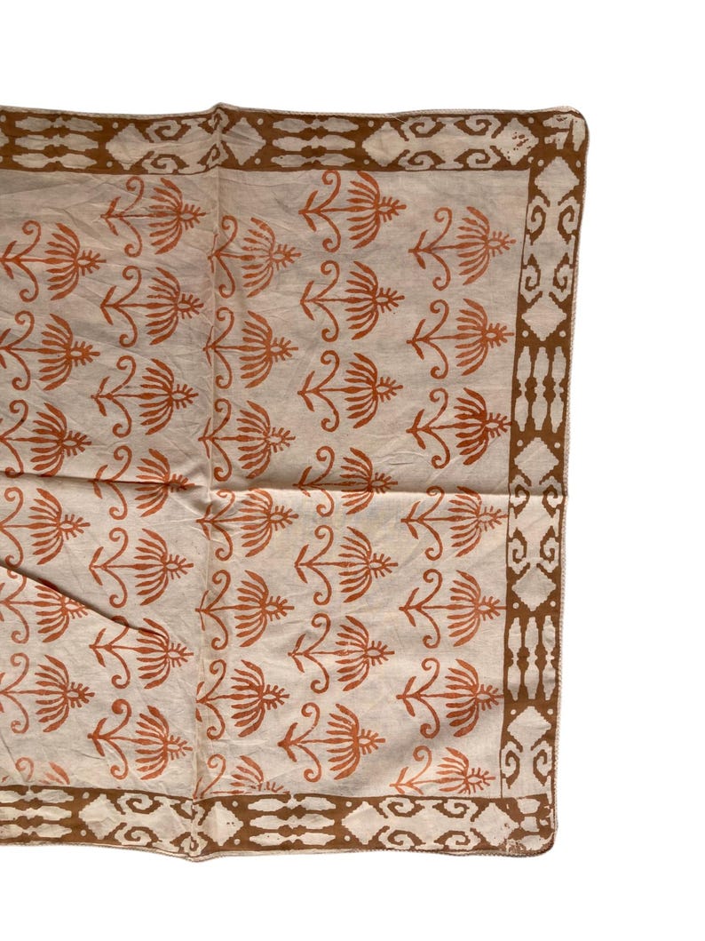Boho Cotton Head Wrap Hand Printed | Block Print Hair Scarf | Festival ...