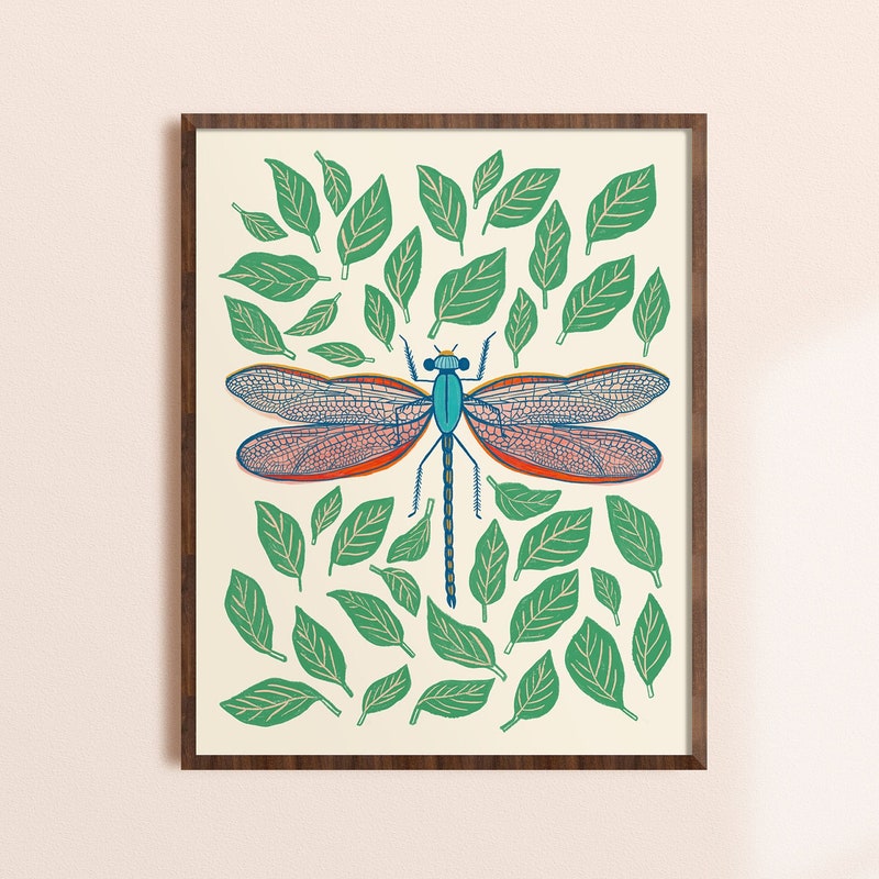 Dragonfly Wall Art - Etsy