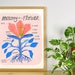 Plant Anatomy Art, Plant Lover Gift, Plant Lady Art, Gift for Gardener ...