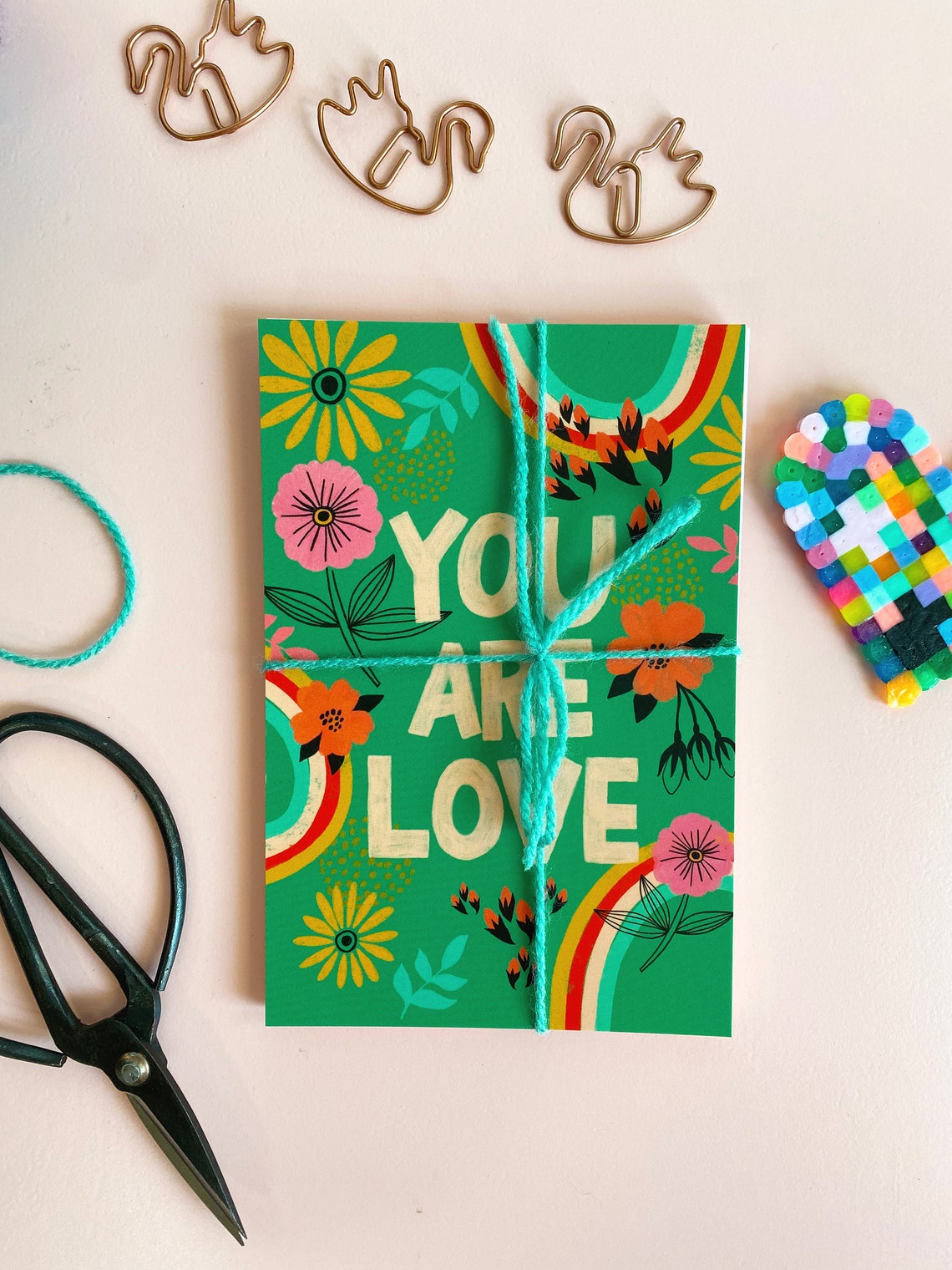 Colorful Postcard Pack, Cute Stationery Set, Unique Postcards, Friend ...
