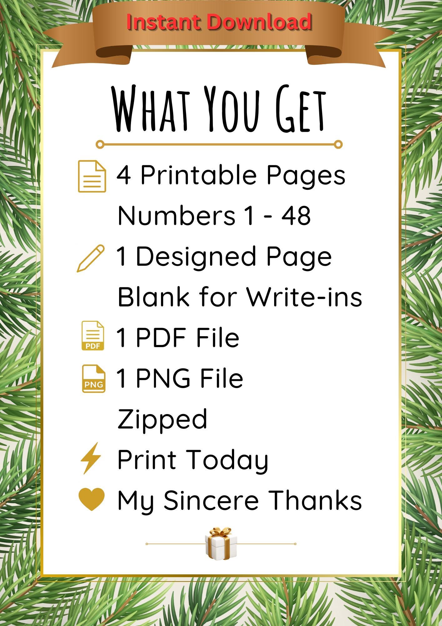 Glamorous White Elephant Gift Exchange Numbers | Christmas Party Game ...