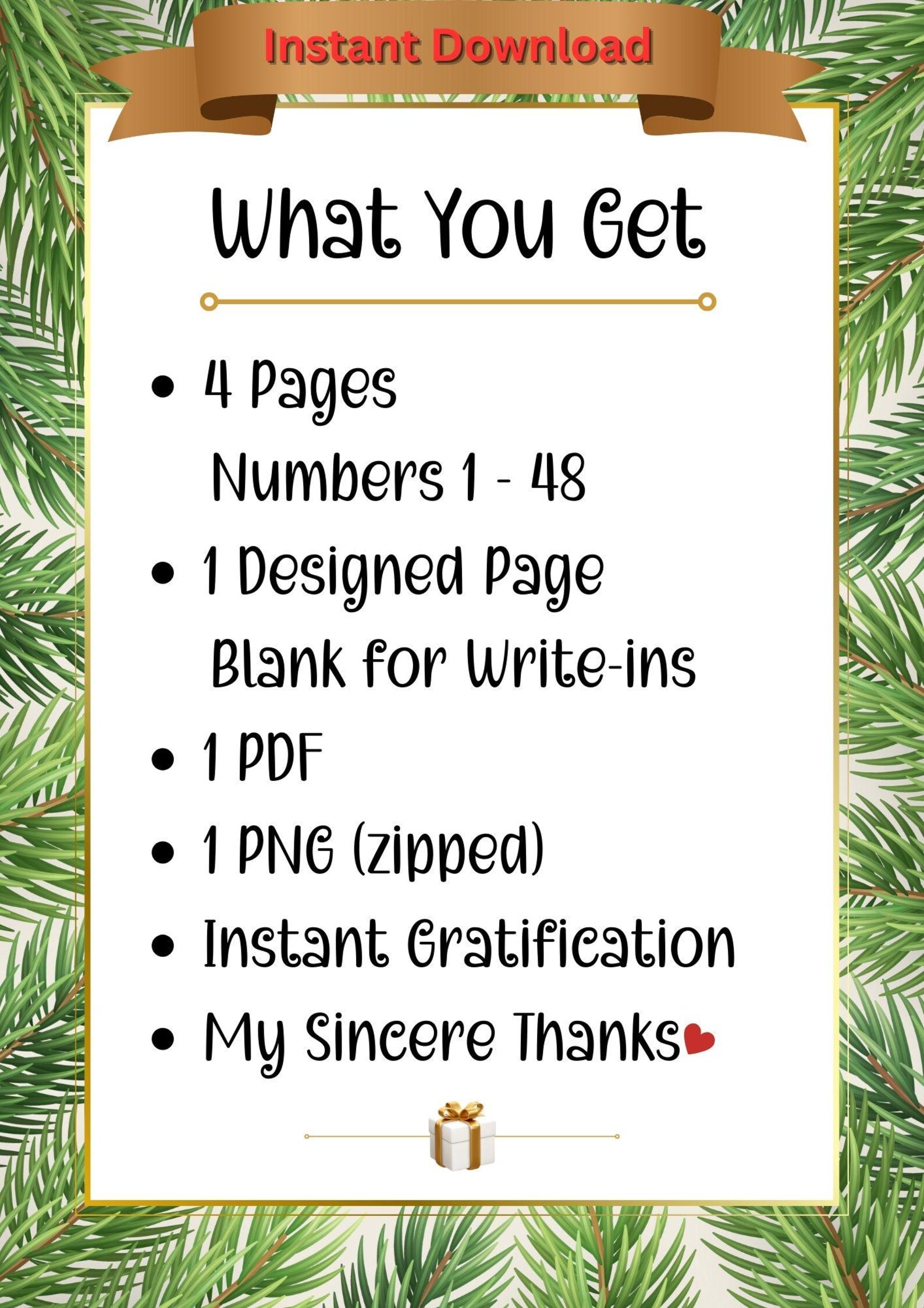 Glamorous White Elephant Gift Exchange Numbers - Etsy