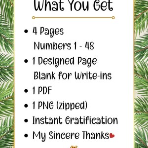 Glamorous White Elephant Gift Exchange Numbers - Etsy