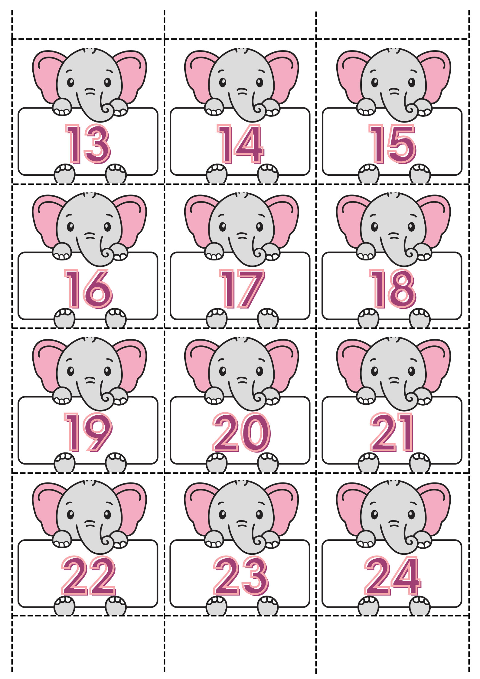 White Elephant Gift Exchange Numbers - Etsy