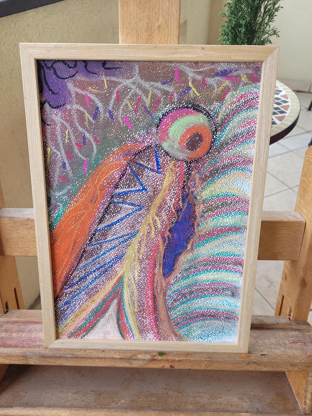 Original Dry Pastel Drawing – Abstract Art – One of a Kind :) - Etsy