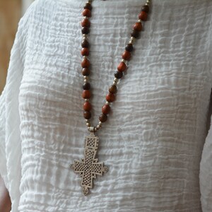Original Ethiopian Cross Necklace Traditional Ethiopia - Etsy