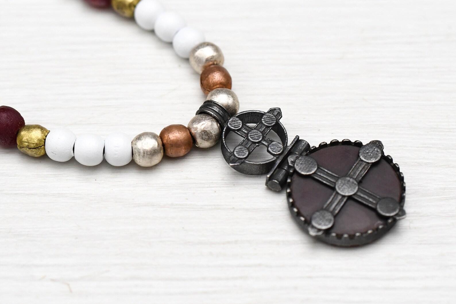 Cross Necklace Red Gemstone Cross Gemstone Christian | Etsy