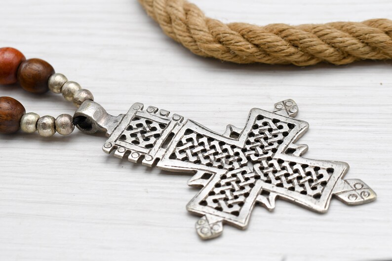 Original Ethiopian Cross Necklace Traditional Ethiopia - Etsy