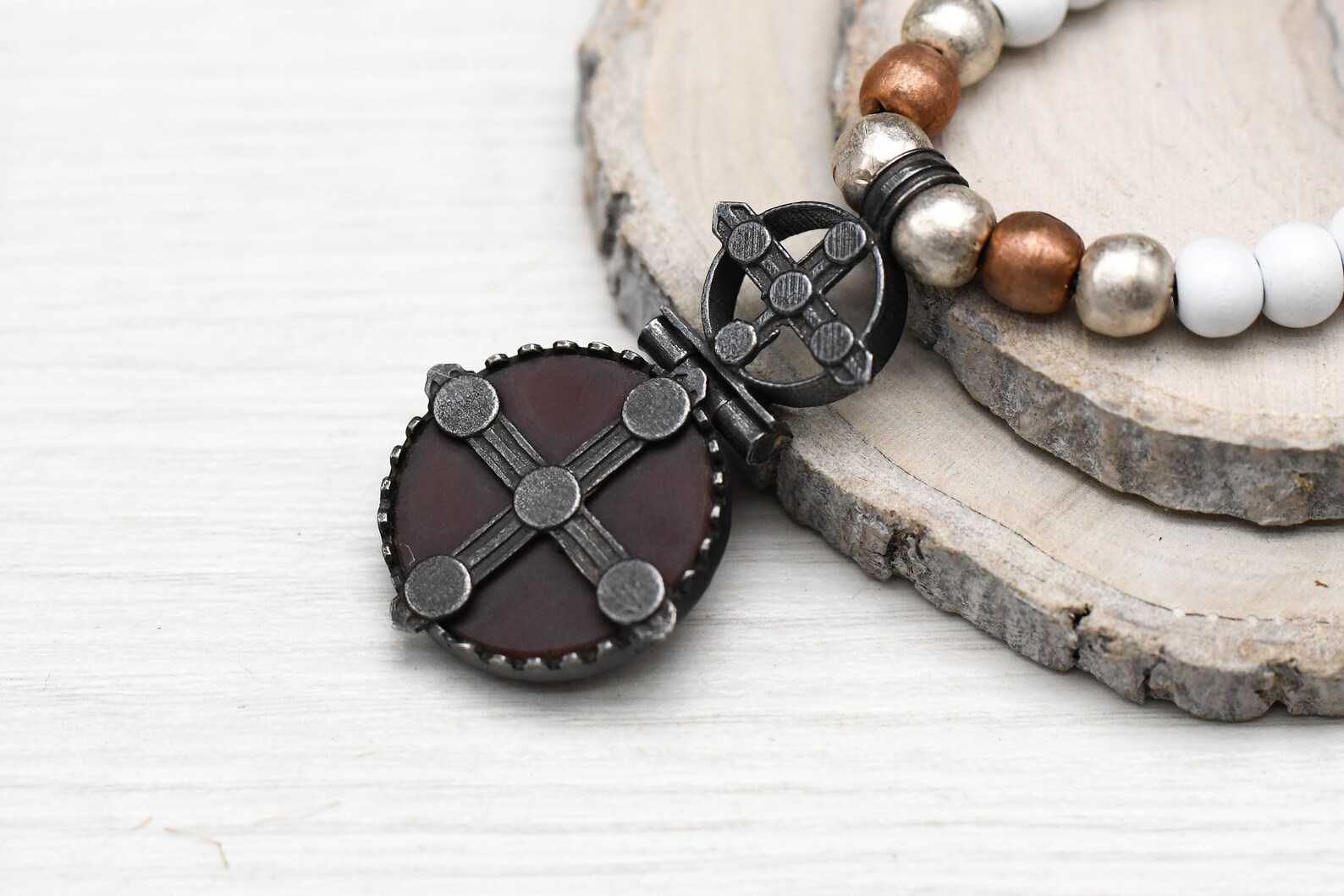 Cross Necklace Red Gemstone Cross Gemstone Christian | Etsy