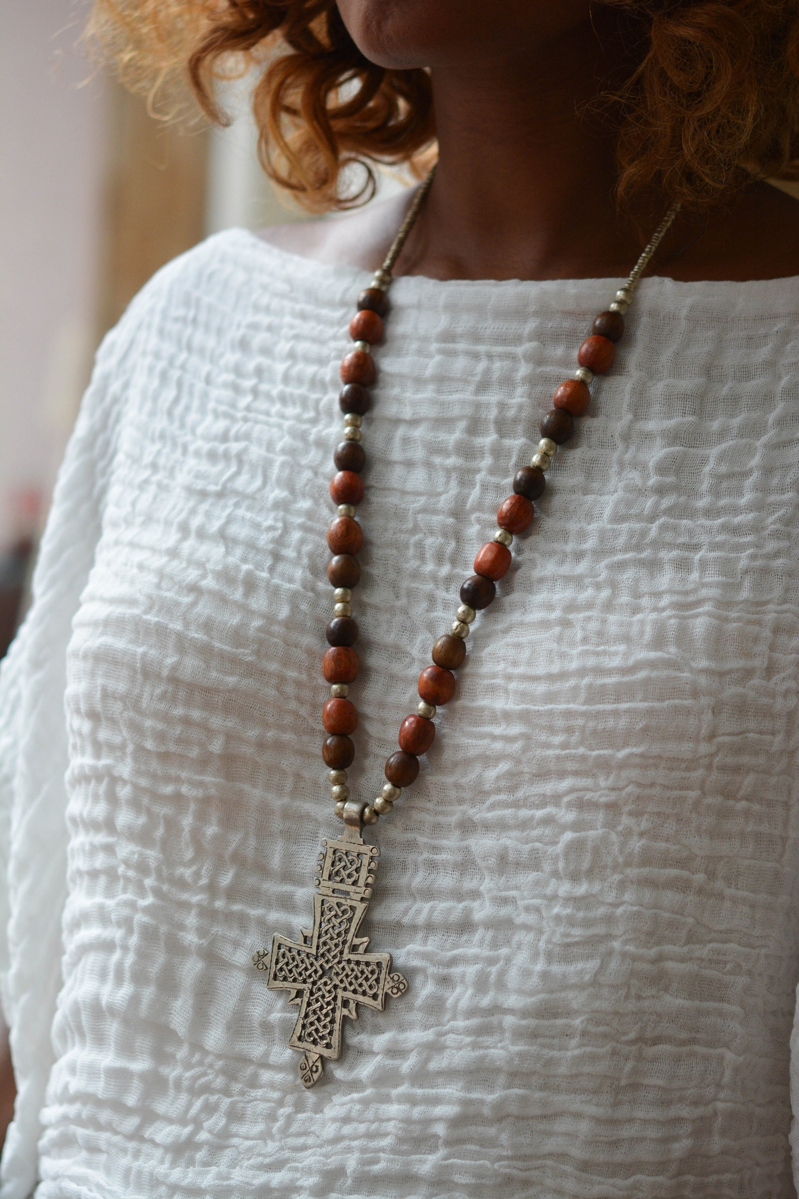 Original Ethiopian Cross Necklace Traditional Ethiopia - Etsy