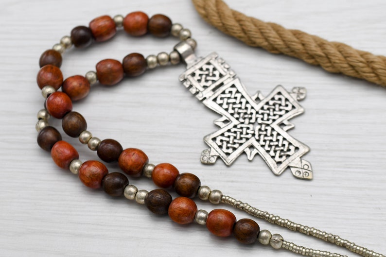 Original Ethiopian Cross Necklace Traditional Ethiopia - Etsy