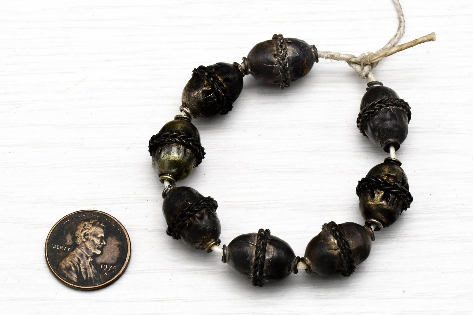 Ethiopian Silver Beads Vintage Beads Old Beads Metal Beads - Etsy