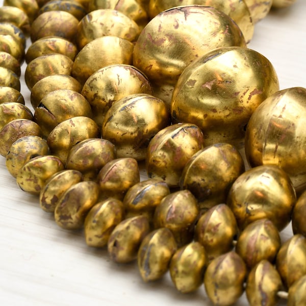 African Brass Beads - Etsy