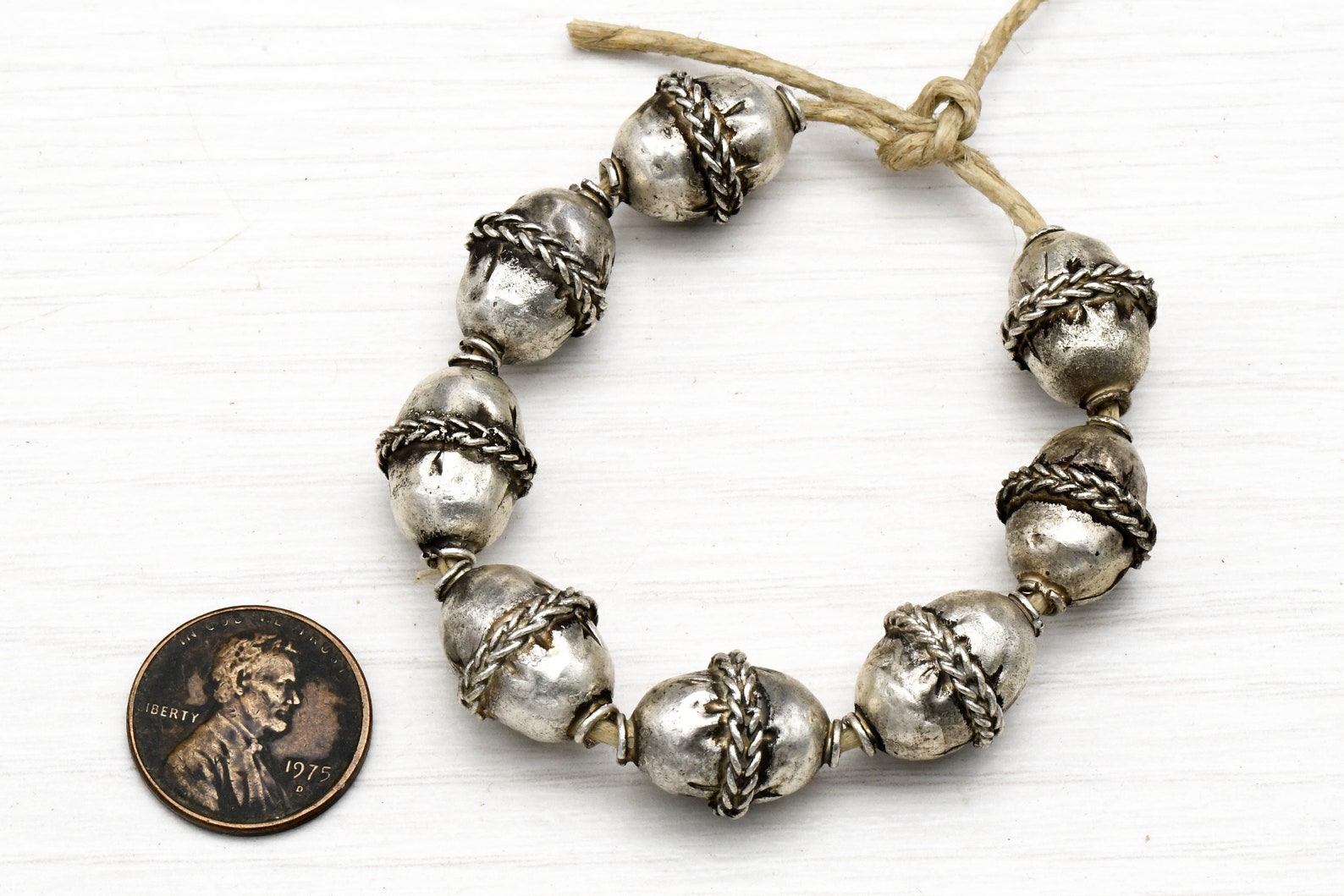 Ethiopian Silver Beads Vintage Beads Old Beads Metal Beads - Etsy