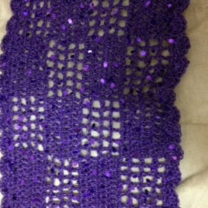 Filet Wrap Crochet Pattern PDF Pattern Designed Using Red - Etsy