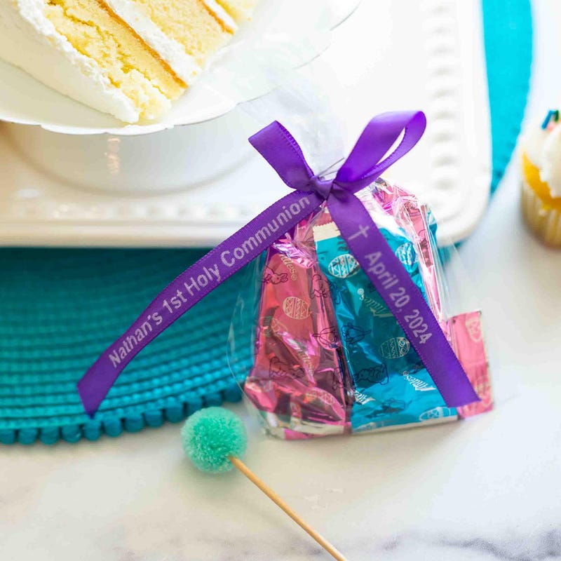 Gold Ribbon Bow Pre Tied - Etsy