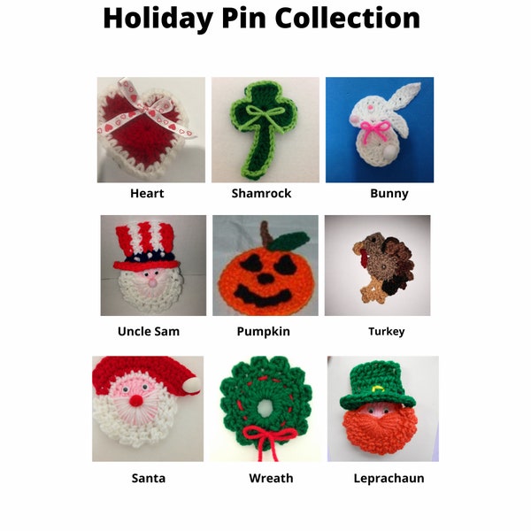 Crochet Pin - Etsy