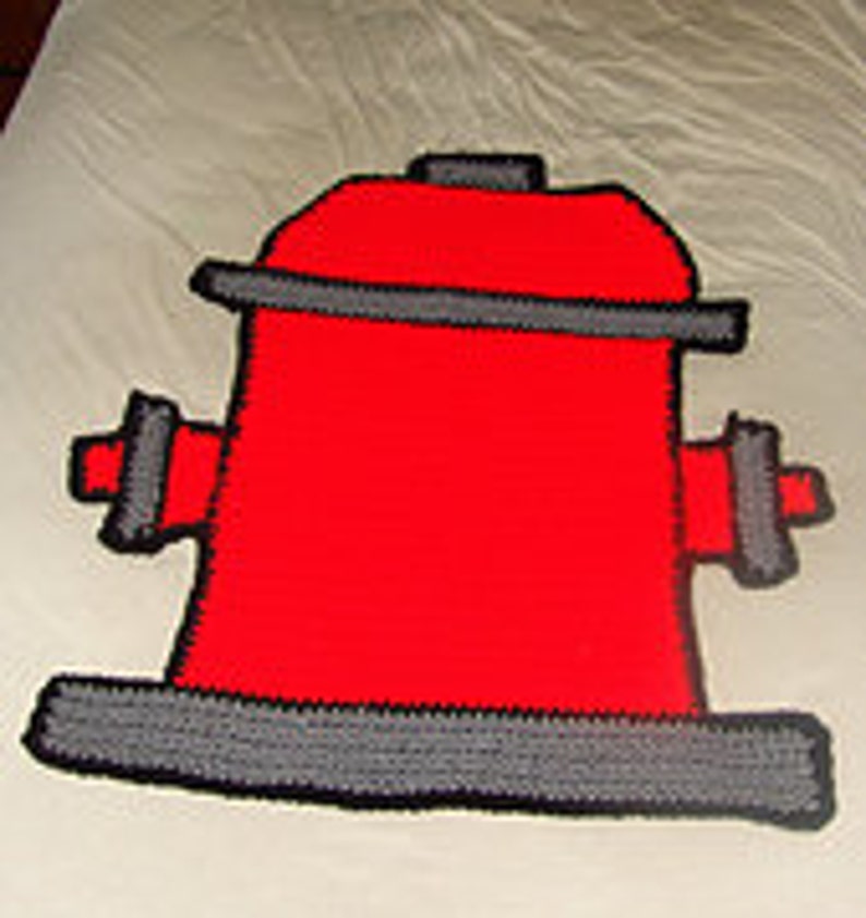 Fire Hydrant Pet Mat Crochet Pattern PDF Pattern Make a - Etsy