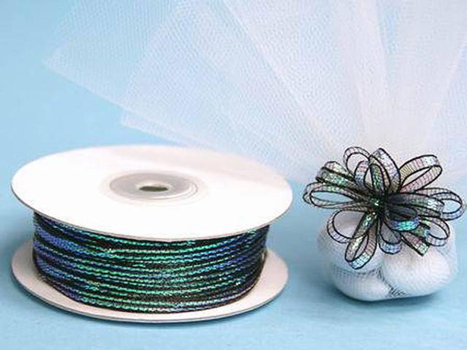 Iridescent Pull String Ribbon: 1/8" Width, 50 Yards - Wedding & Party ...